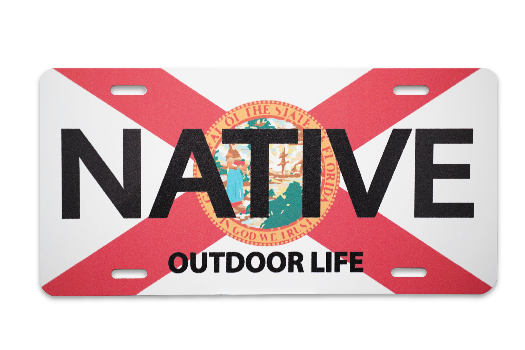 US - State Flag License Plates – Native Outdoor Life